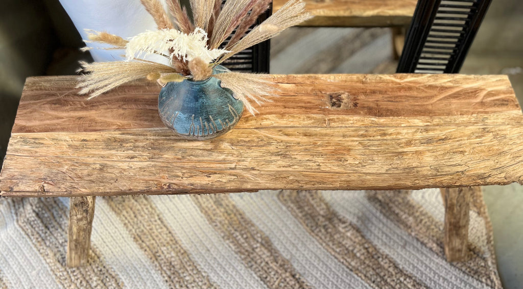 Recycled timber bench 122cm – Bali Beach Beyond