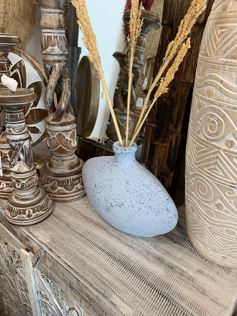 Blue Terracotta vase. S – Bali Beach Beyond