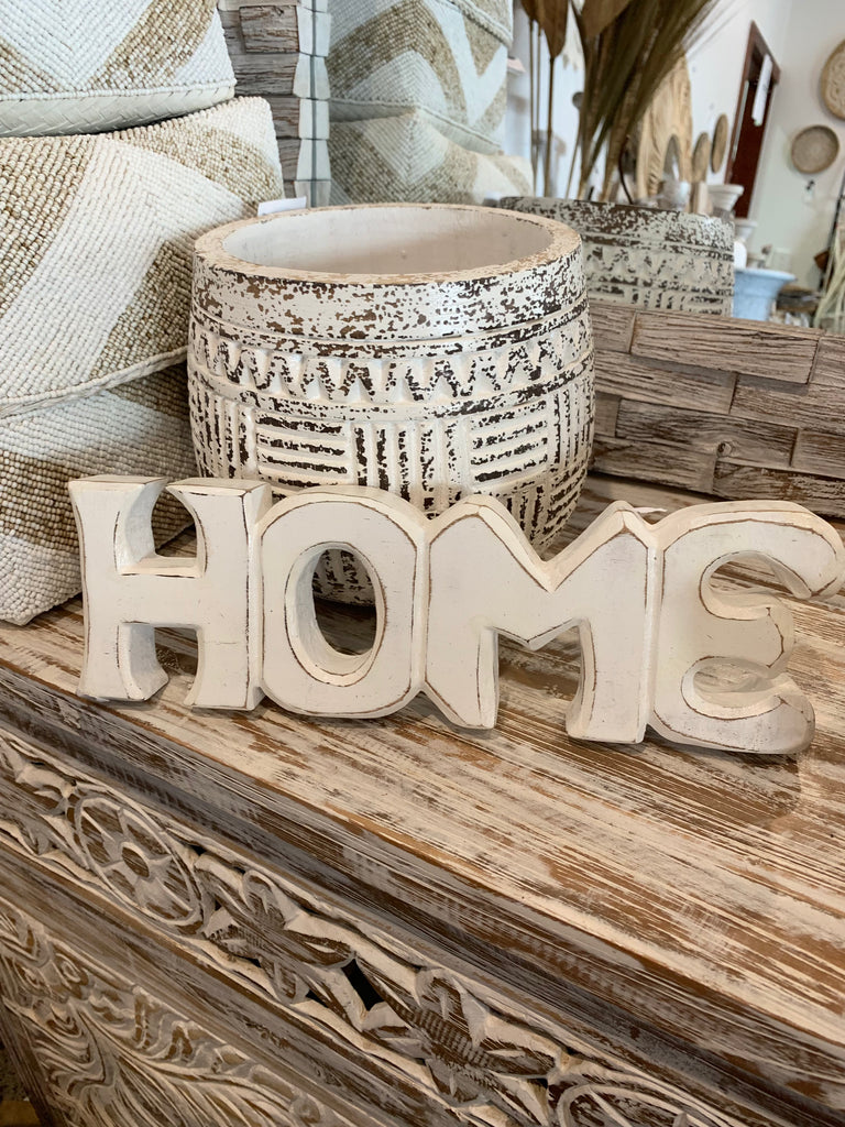 White HOME Words – Bali Beach Beyond