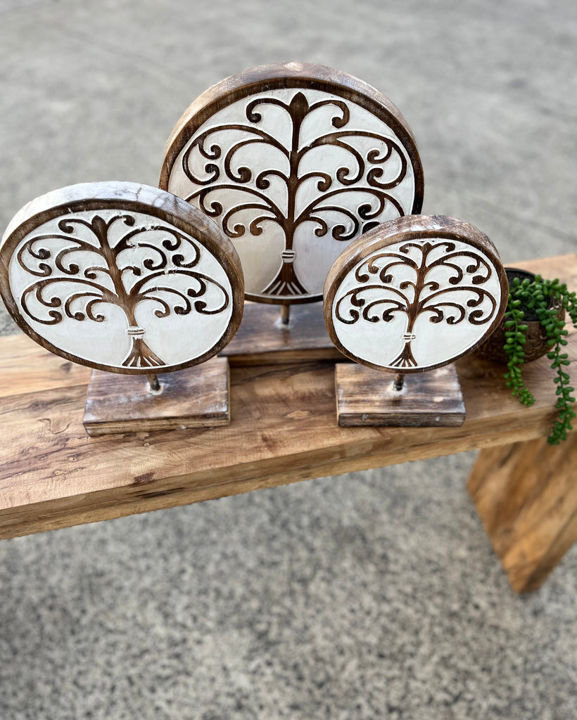 Set 3 tree of life on stand – Bali Beach Beyond