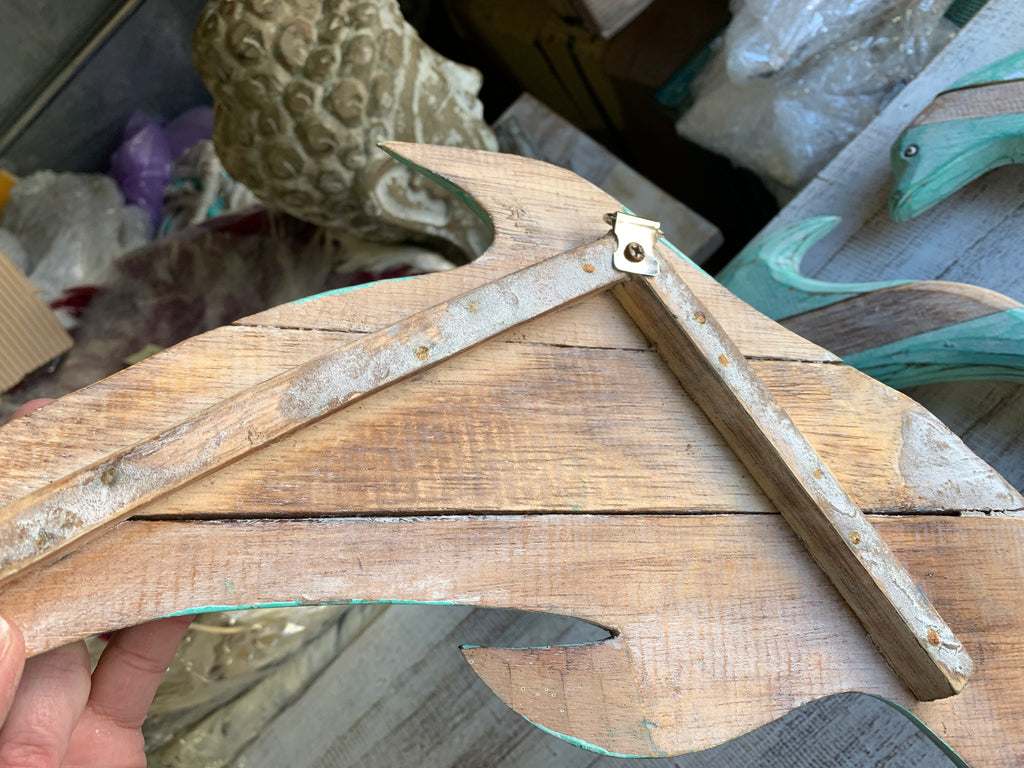 Set of 3 timber dolphin wall hangings – Bali Beach Beyond