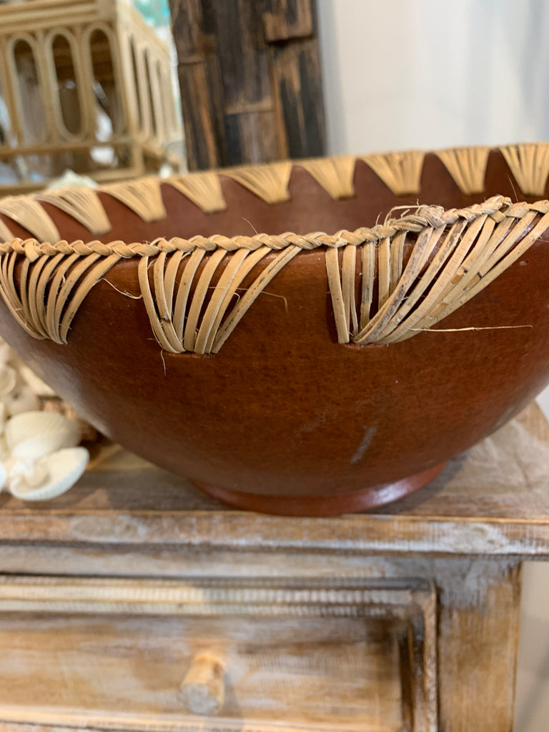 Terracotta Brown bowl. Clearance. Usually $45 – Bali Beach Beyond
